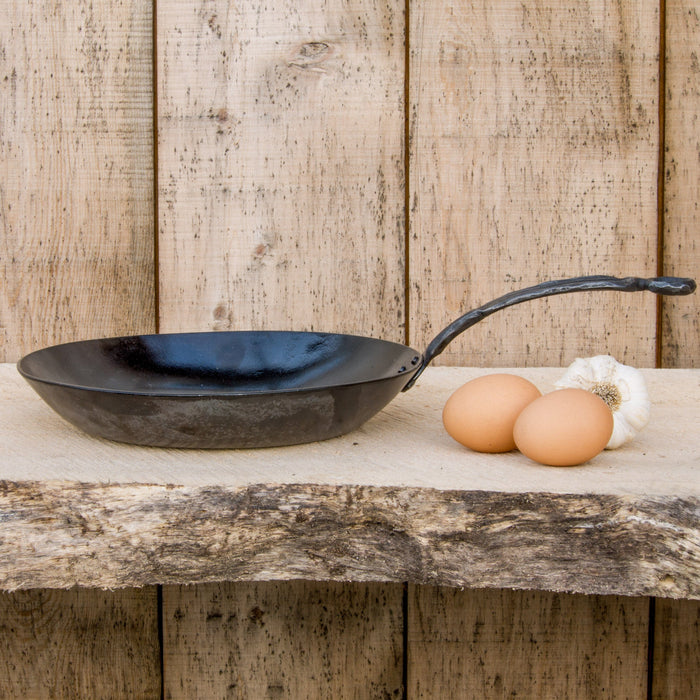Carbon Steel Pan • Hand Forged Cookware • Newquist Forge