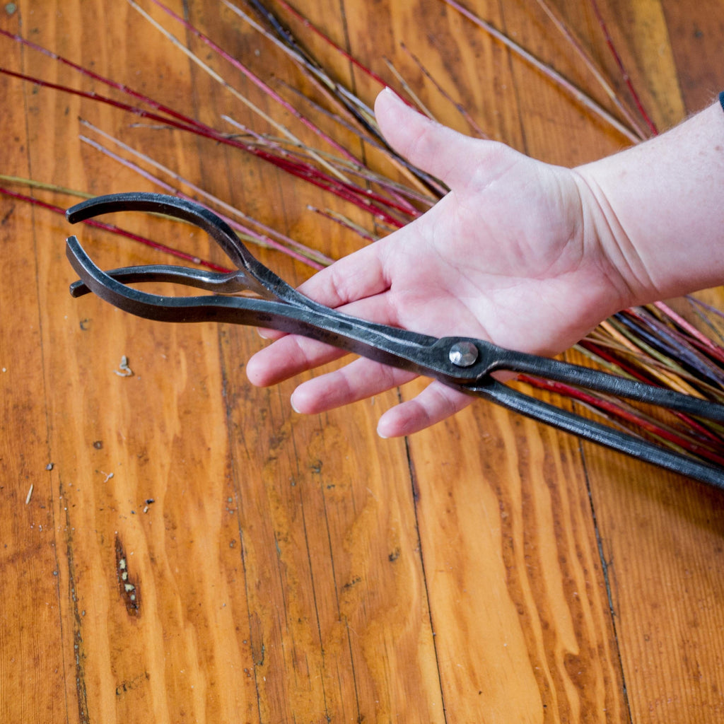 Hand Forged Fireplace Tongs • Log Grabbers – Newquist Forge